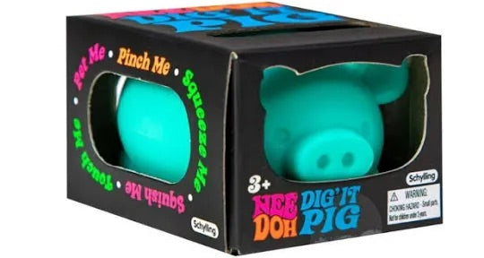 NeeDoh Dig It Pig – Green Hippo Gifts